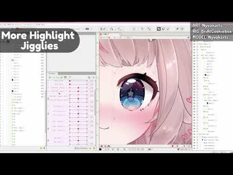 [ LIVE2D EYE RIGGING WORKFLOW ] - Jiggly Eyes 💕 - YouTube