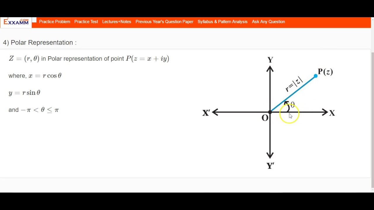 Complex Number Part 2(Hinglish) - Argand Plane, Argument, Quadratic ...