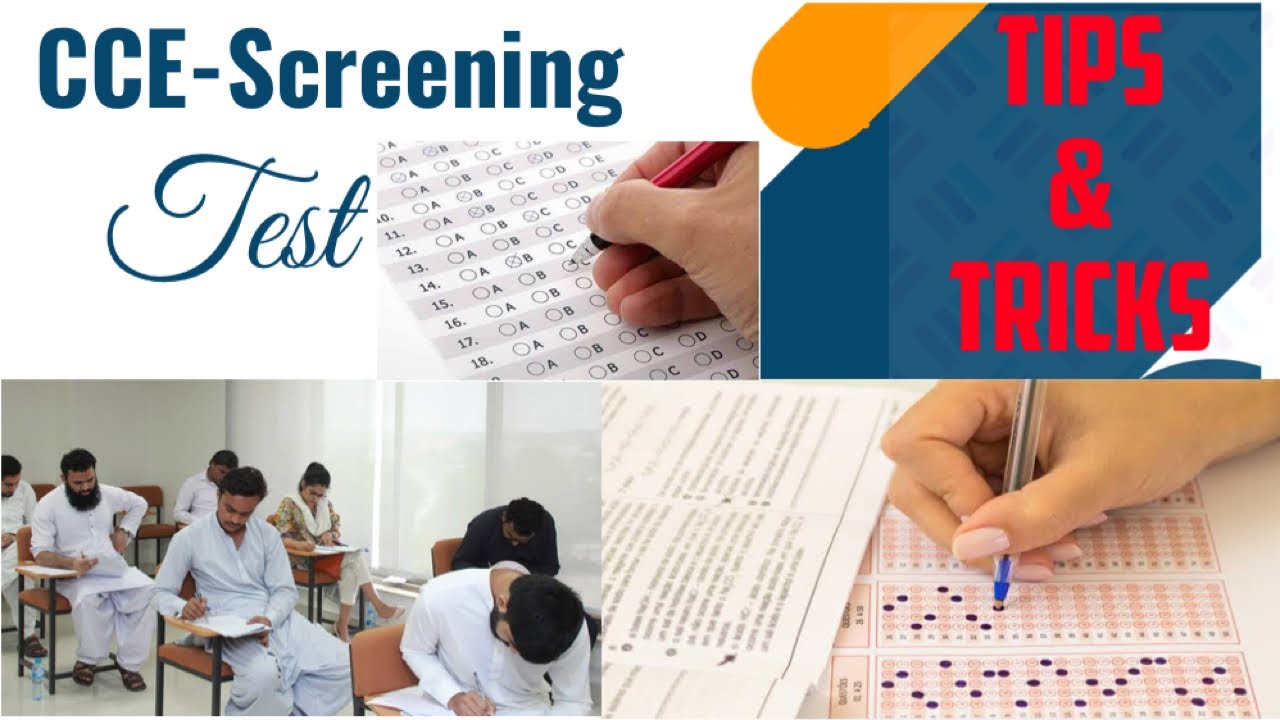 How to prepare for CCE screening test? | Tips and tricks. | PMS ...