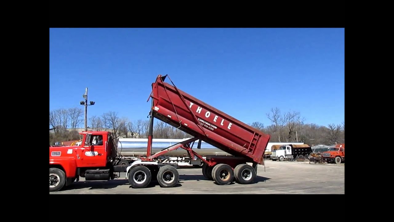 1988 Dierzen Dominator barrel dump trailer for sale | sold at auction ...