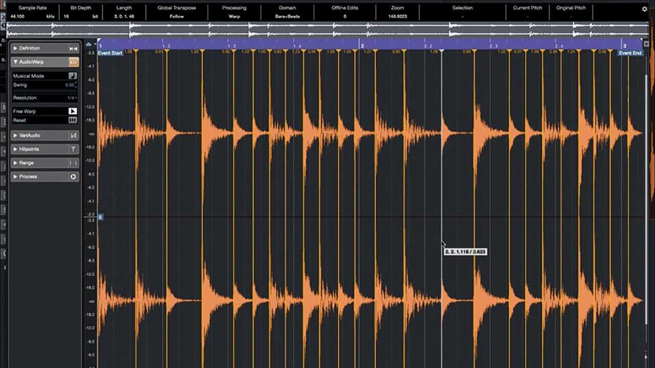 How to disable hit points random extra grid lines in Cubase 11 pro ...