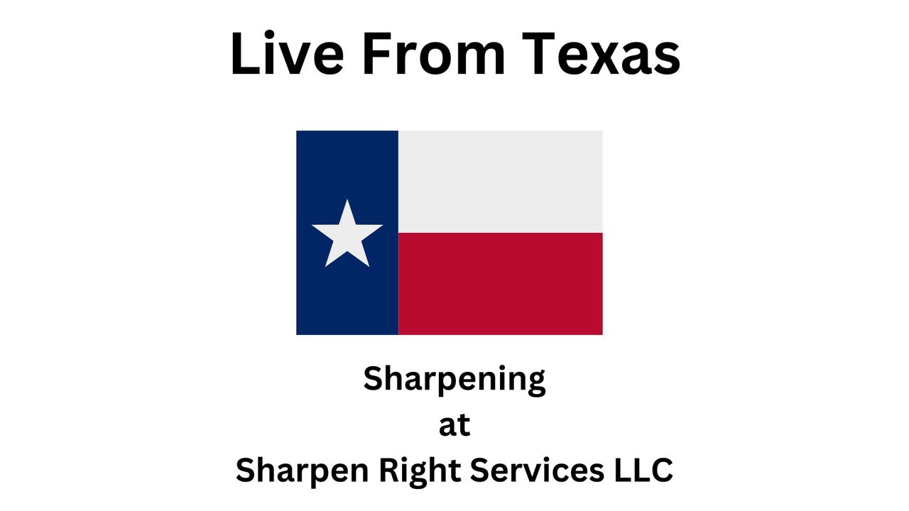 Live Knife Sharpening @Sharpen Right Services LLC - Mike White is live ...