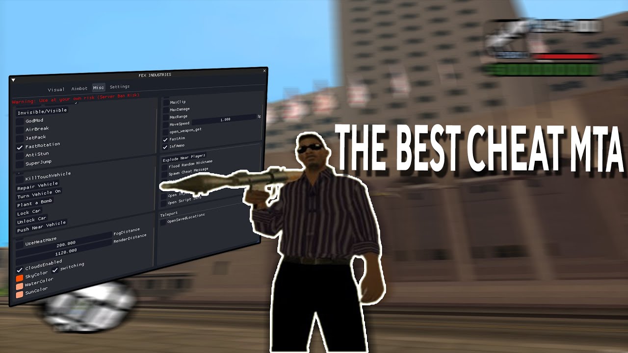 O MELHOR CHEAT PARA MTA 1.6 - AIMBOT/WALL - MISC - [MTA:SA] ☄️ - YouTube