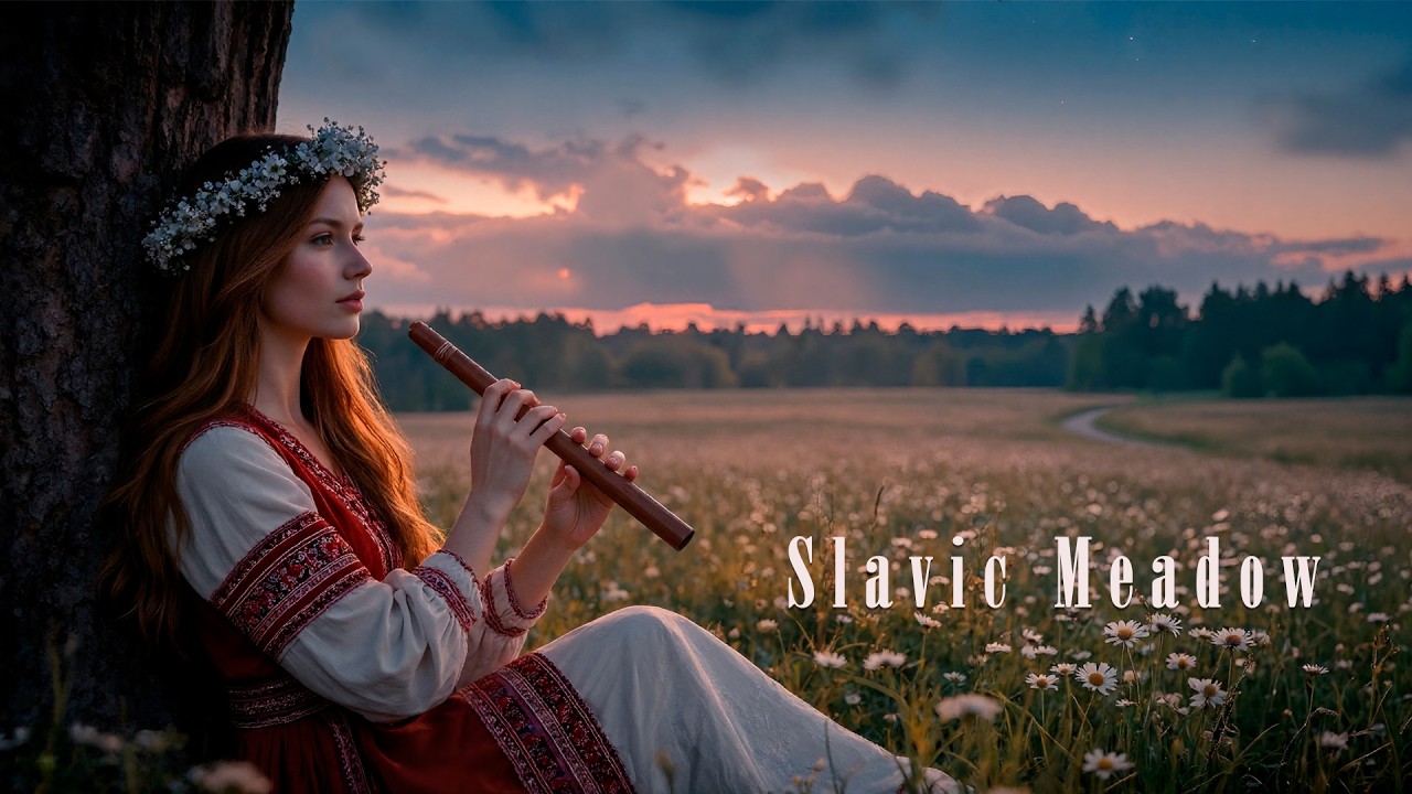 Slavic Pagan Folk Instrumental & Ambient Music | Sunset Meadow Flute ...