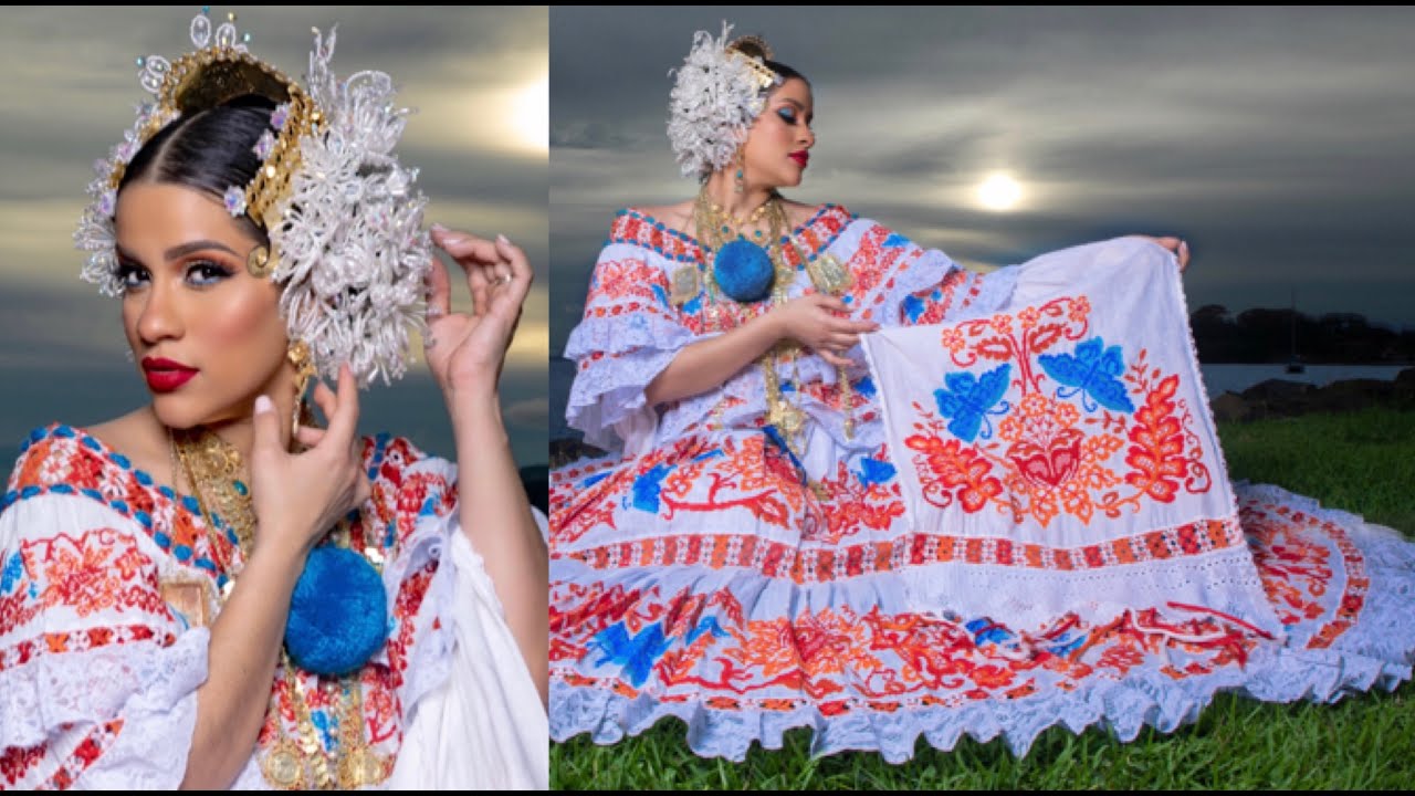 MAQUILLAJE PARA POLLERA | COMO PONERSE TEMBLEQUES | POLLERA PANAMEÑA ...