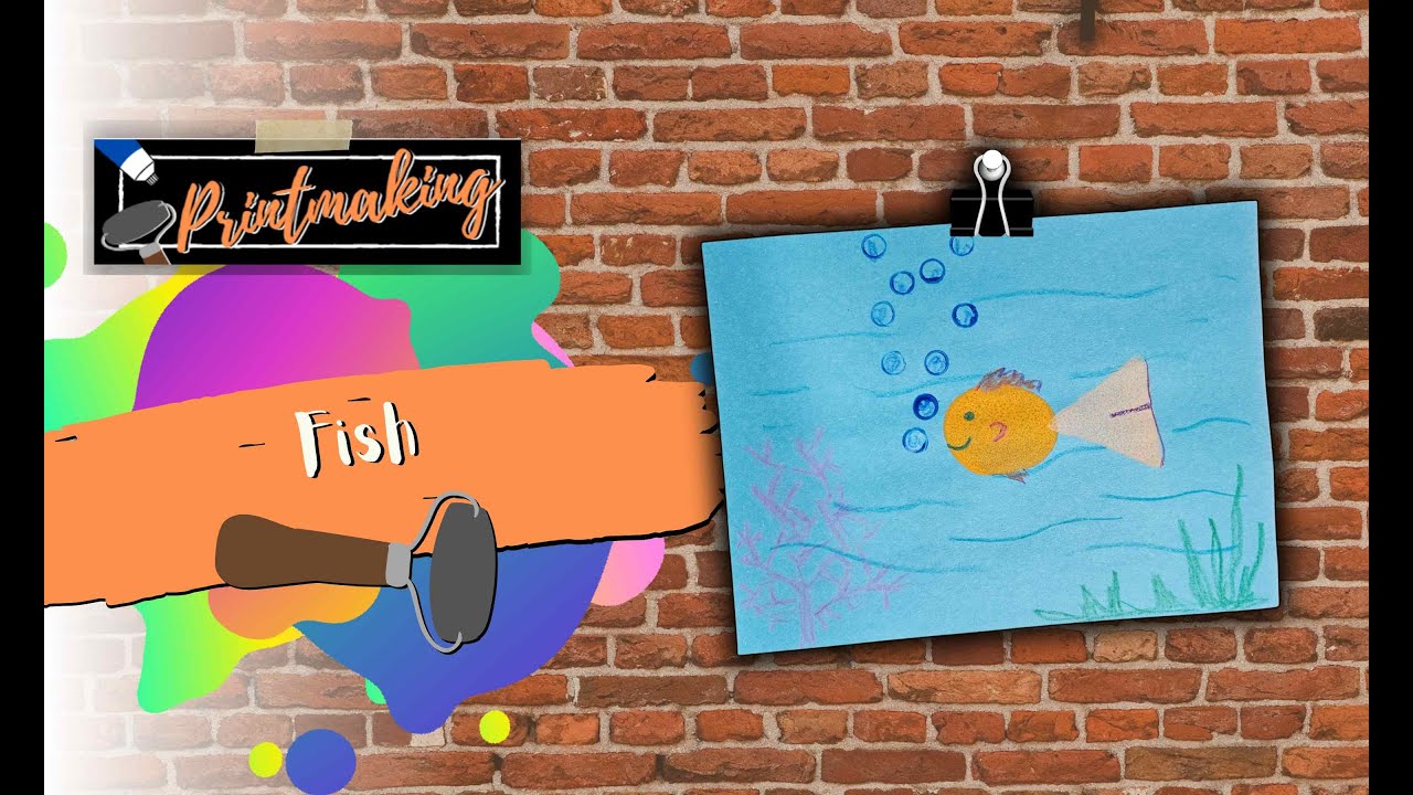 PRINTMAKING: Fish (Stamping) - YouTube