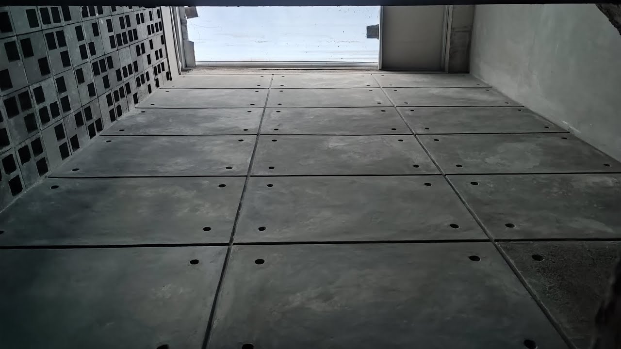 Cara Mudah Membuat Dinding Semen Ekspose Industrial - YouTube