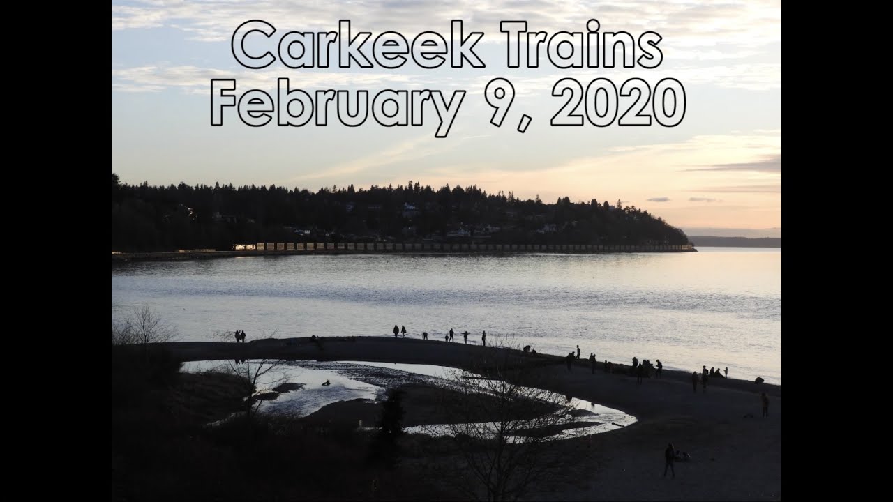 Golden Reflections - BNSF Scenic Sub at Carkeek Park, February 9th ...