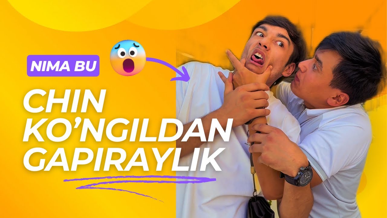 CHIN KO’NGILDAN GAPIRAYLIK!!!😅 - YouTube