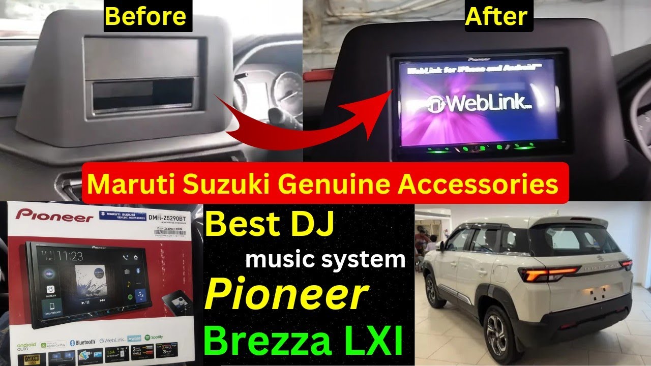 Brezza LXI Music System Installation | pioneer car stereo | brezza ...
