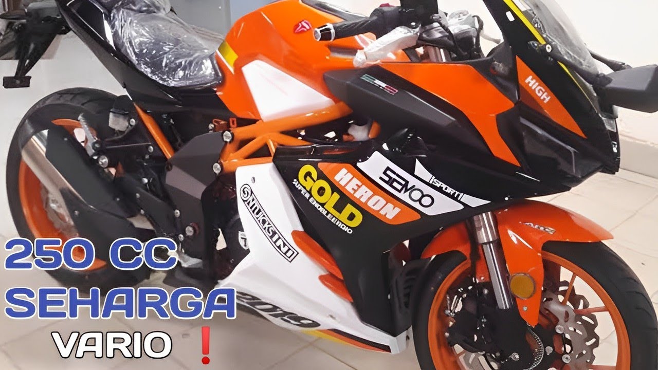 MOTOR SPORT 250 CC 2 SILINDER SEHARGA MOTOR MATIC - YouTube