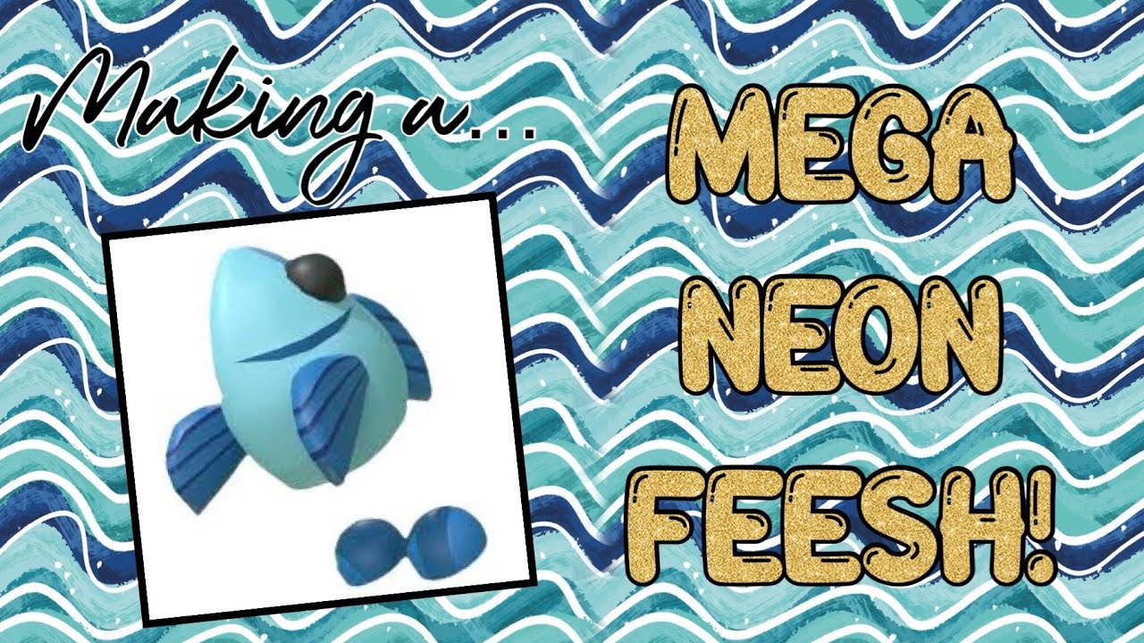 J&F Playz - WOW! Making a... MEGA NEON FEESH!! @PlayAdoptMe #adoptme # ...
