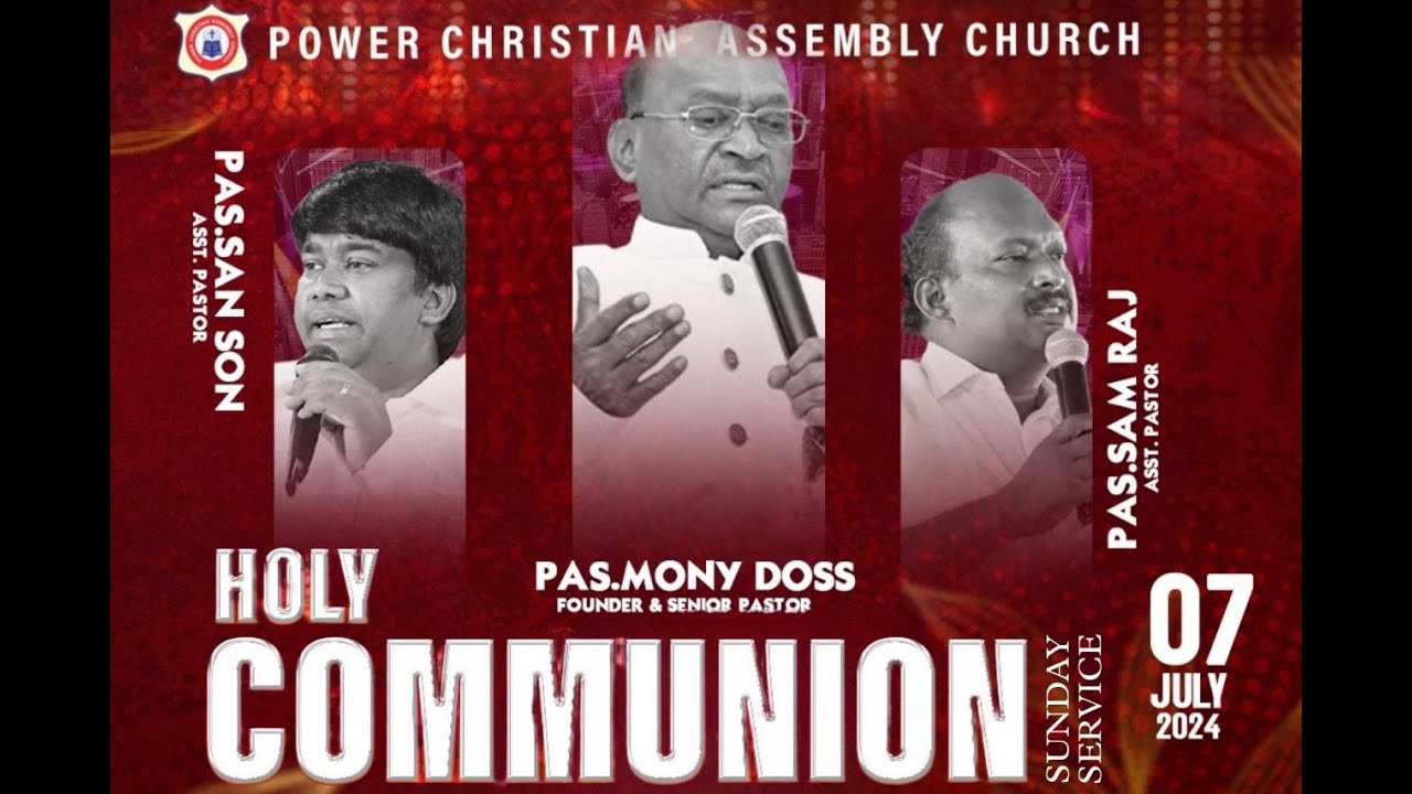 PCA CHURCH | HOLY COMMUNION SUNDAY SERVICE | 07/07/24 FIRST SERVICE ...