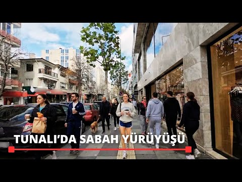 Tunalı Hilmi'de Sabah Yürüyüşü [4K/60Fps]