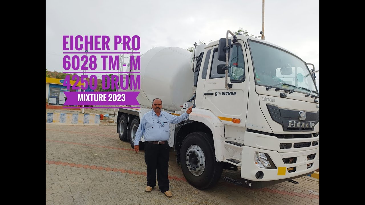 Eicher Pro 6028 TM Concrete mixer|| Eicher Pro Transit mixer 6028TM ...