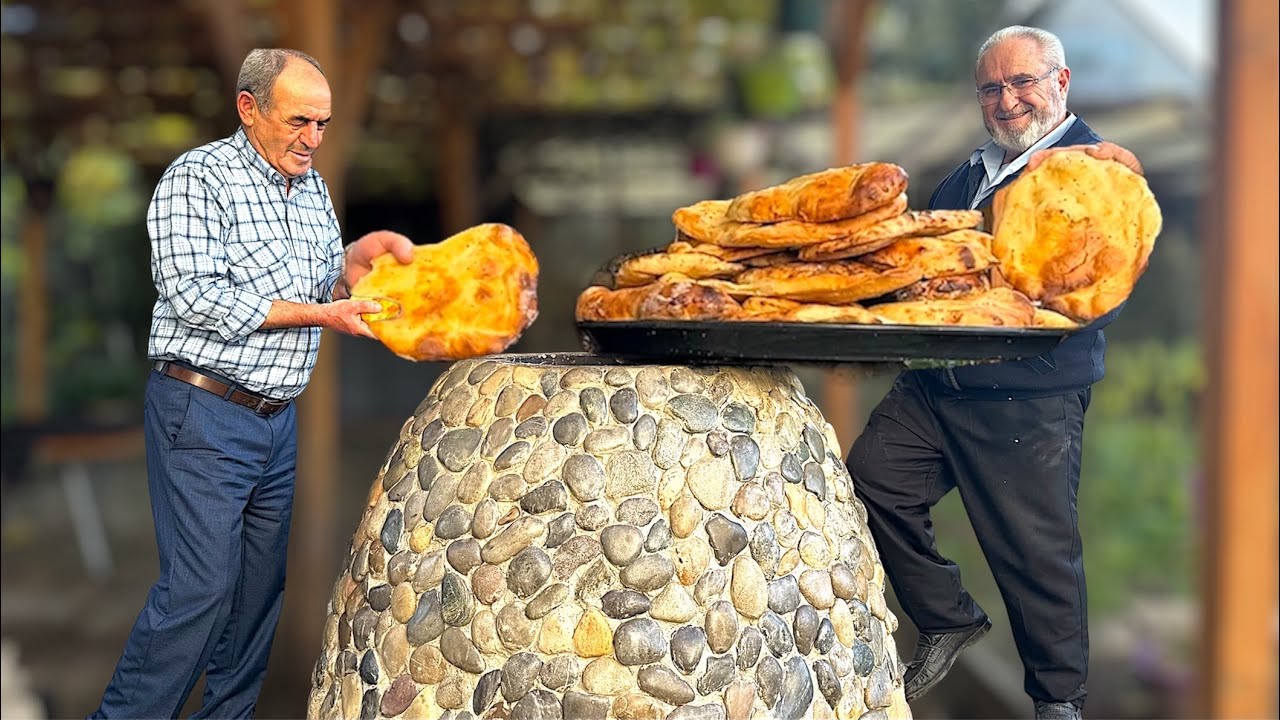 5000 YEAR OLD RECIPE 👵 Delicious, easy and fast bread cooking 🫓 Food ...