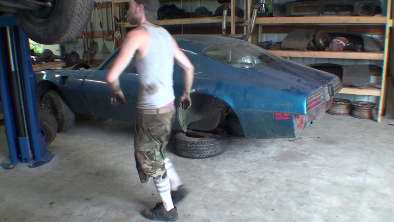 Trans Am SE restoration (Video 41) Rear end & Trans from Donor car ...