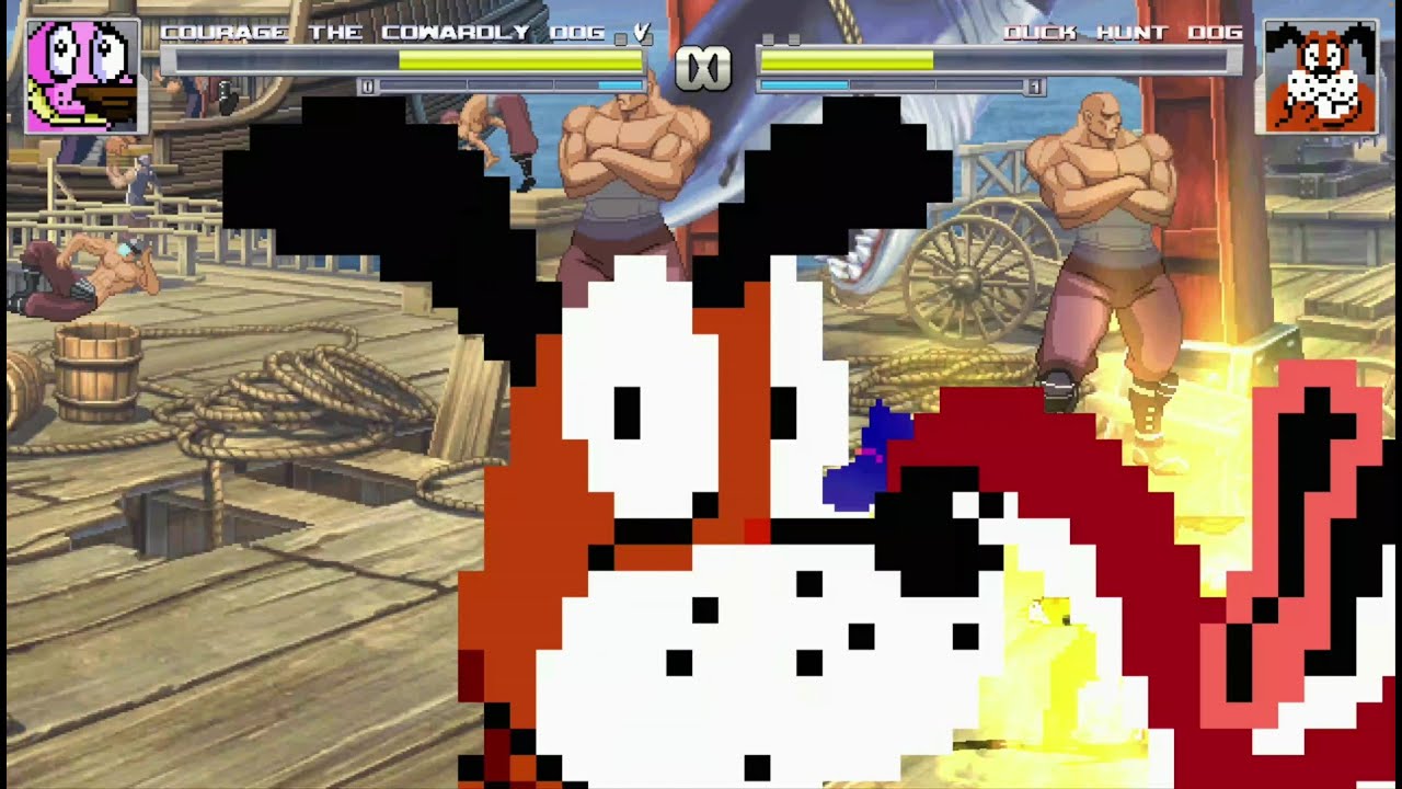 COURAGE THE COWARDLY DOG VS DUCK HUNT DOG (MANS BEST FRIEND) - YouTube