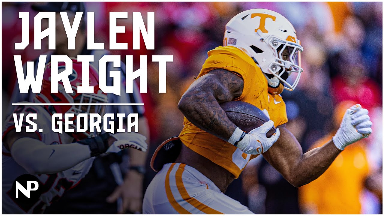 Jaylen Wright vs. Georgia Bulldogs - YouTube