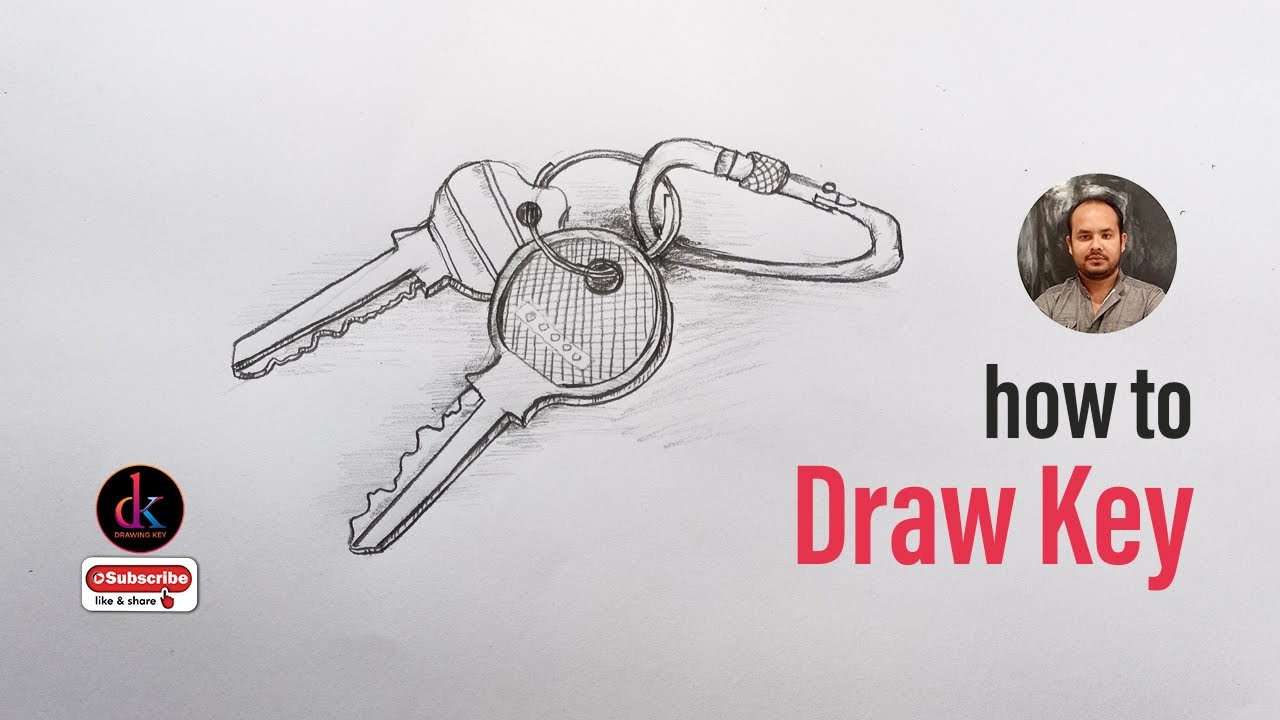 how to draw key || key drawing || Drawing Key - YouTube