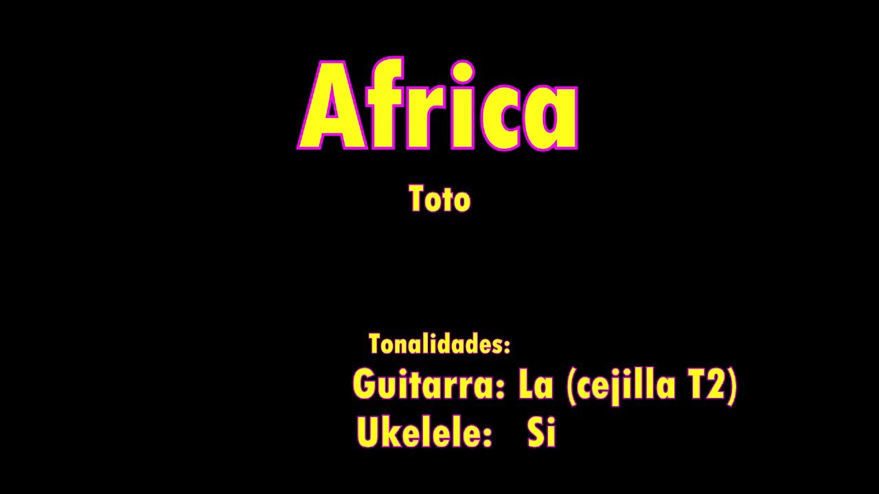 Africa Toto Tutorial Guitarra/Ukelele - YouTube