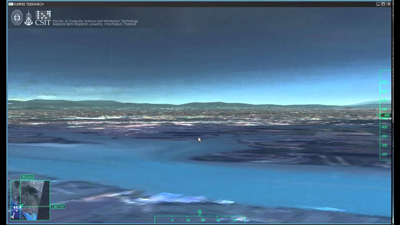 RBRU 3D Terrain Rendering using OpenGL and LOD - YouTube