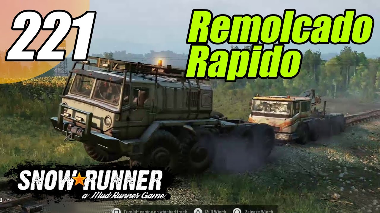 SnowRunner - #221 - Remolcamos Un Camion En Un Contrato Express - [#PS5 ...