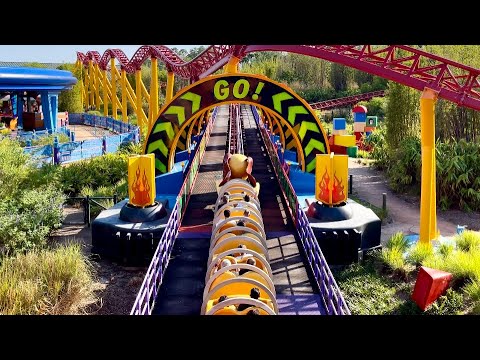 Slinky Dog Dash Front Row - Disney’s Hollywood Studios - YouTube