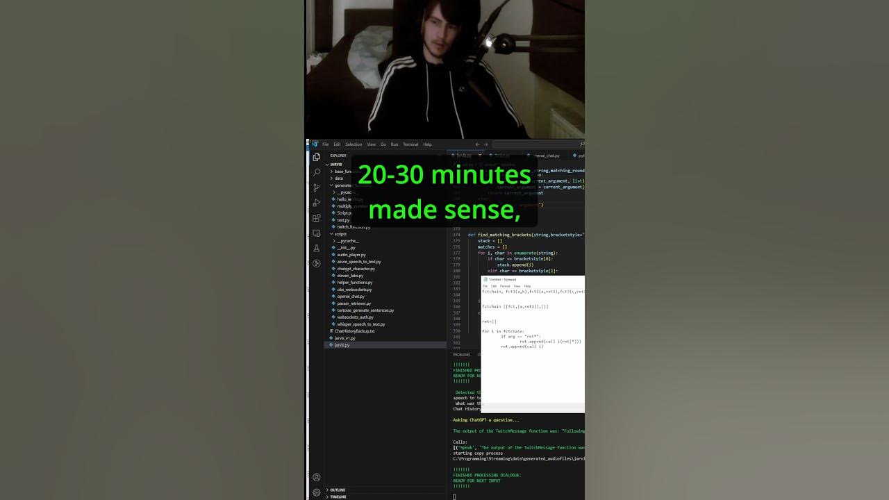 what talking about programming feels like #chatgpt #programming #python #streamer #coding # ...