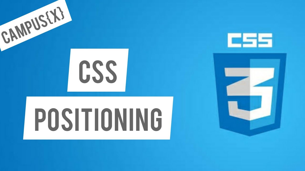 CSS Positioning - YouTube