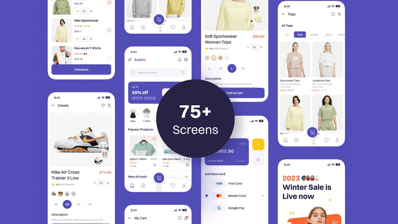 Cool Animation and Beautiful Screen Flutter E-commerce With Backend ...