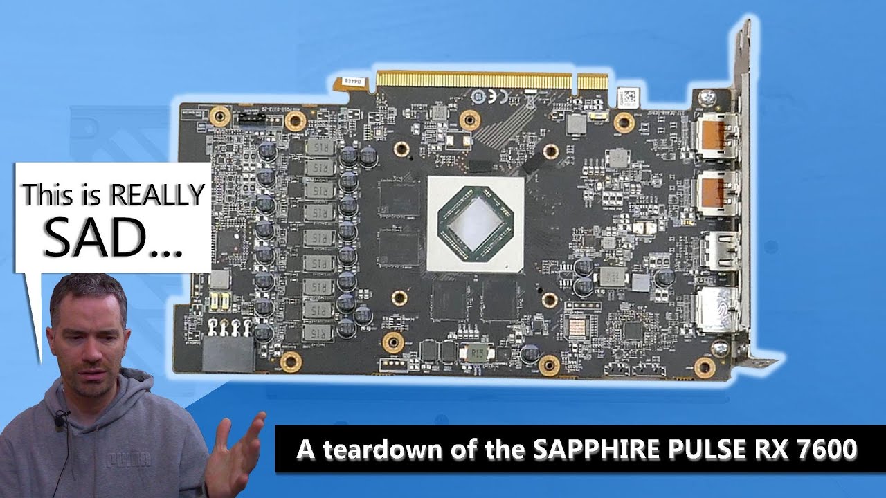SAPPHIRE PULSE RX 7600 teardown - YouTube