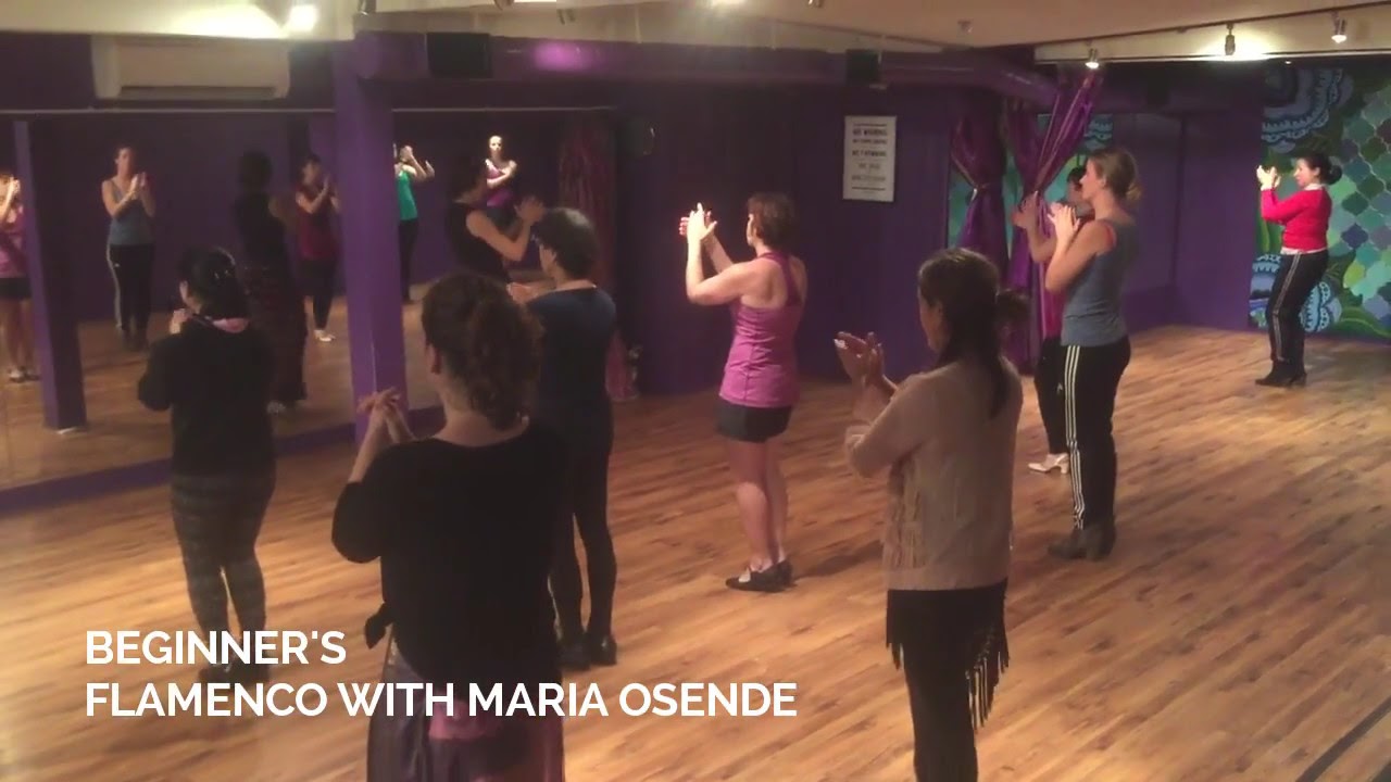 Entry Level flamenco dance class - YouTube