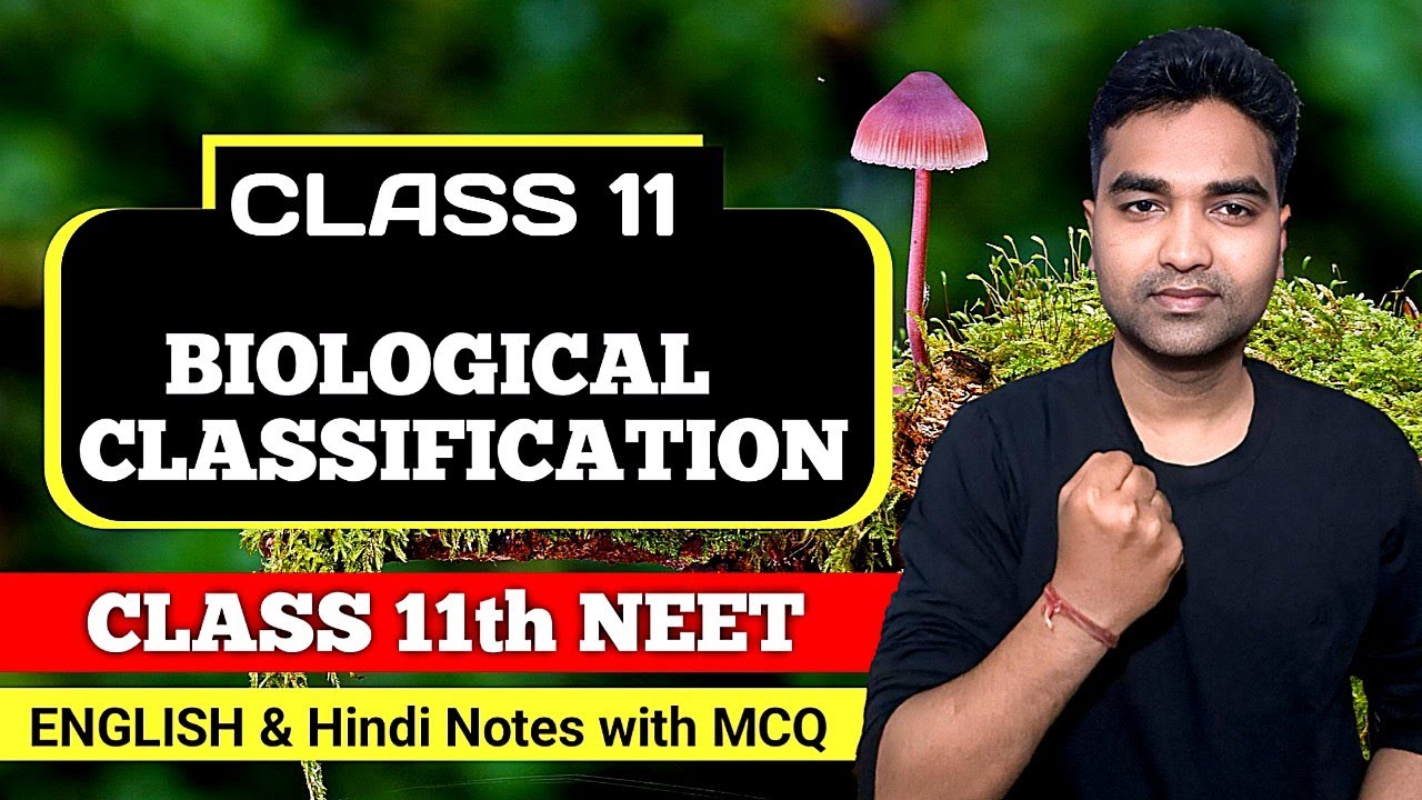 Biological classification class 11, 30 MCQ - YouTube