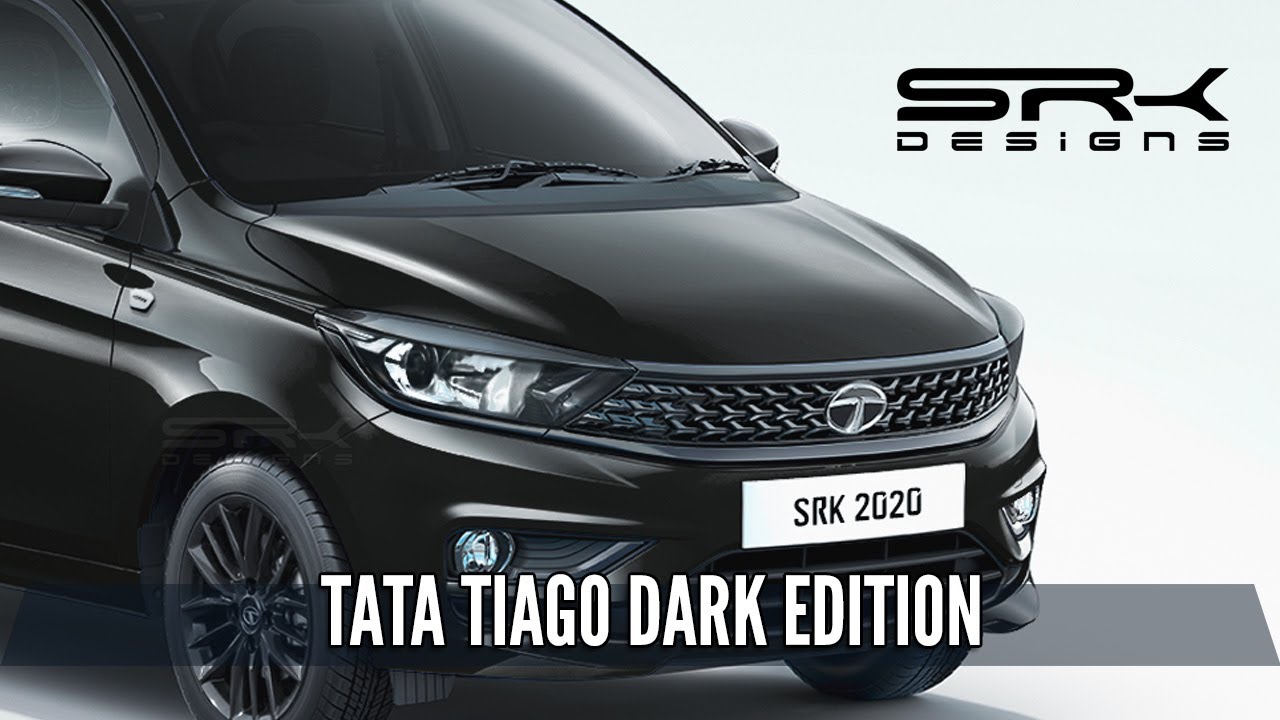 Tata Tiago Dark Edition - Photoshop Car Rendering | SRK Designs - YouTube