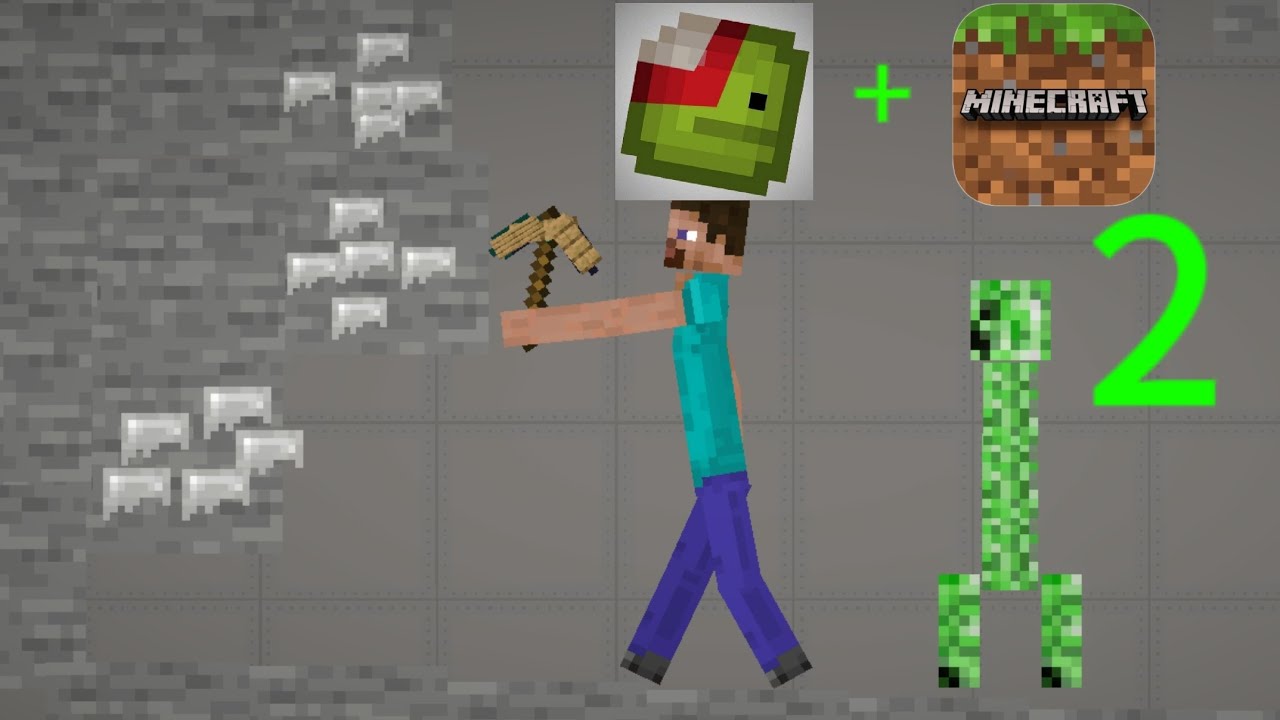 Melon🍉 Sandbox + Minecraft= - YouTube