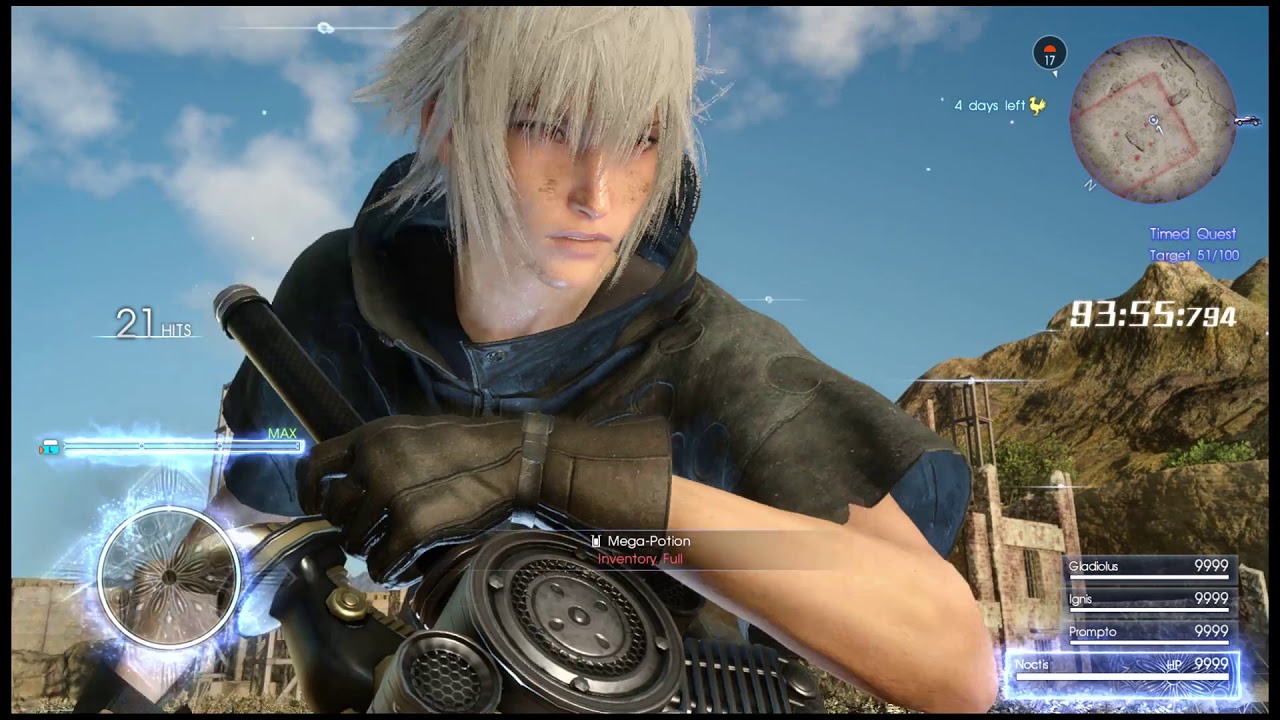 FFXV mods Noctis vs 100 cactuar - YouTube