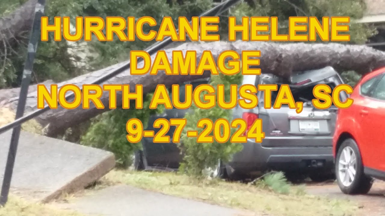 Helene Damage in North Augusta, SC (+ 6 Days later) - YouTube