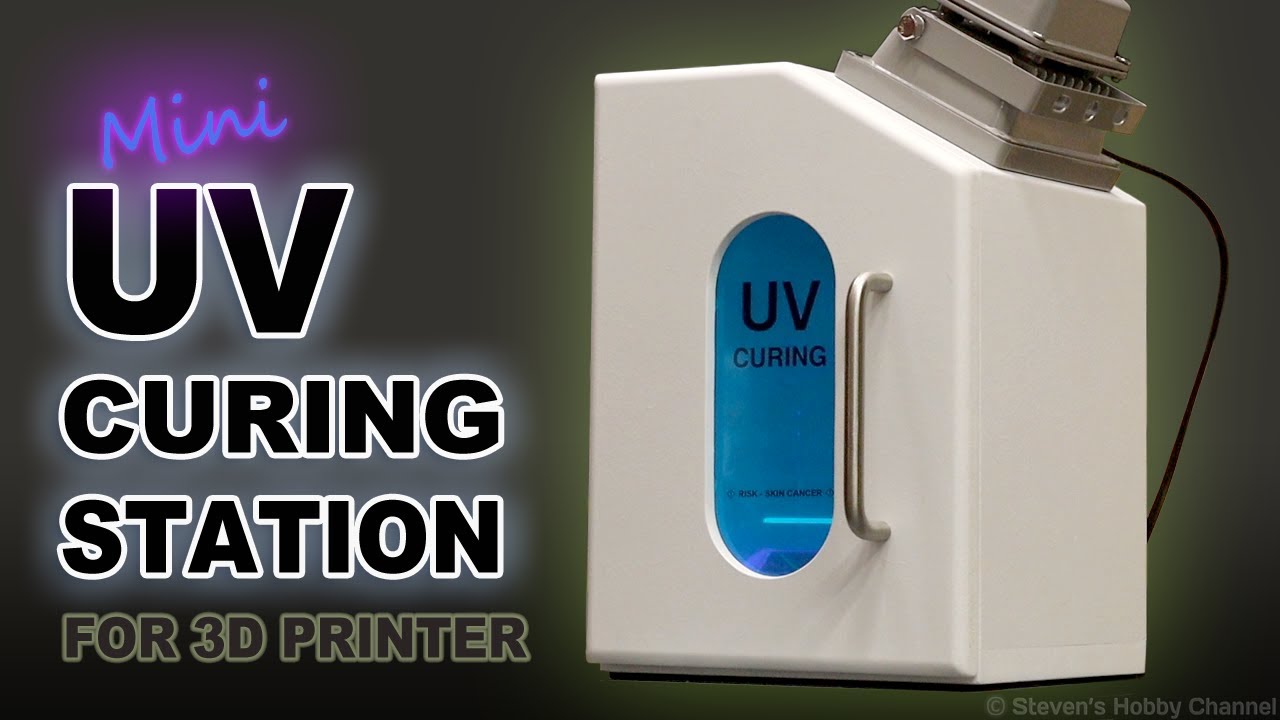 Small UV Curing Station from MDF - Resin 3D Printing - YouTube