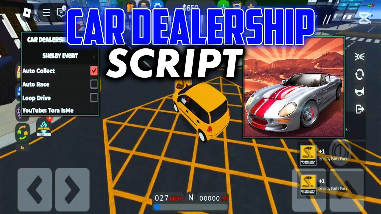 Car Dealership Tycoon Script / GUI Auto Farm | Auto Collect, Auto Race ...