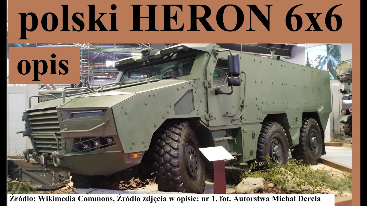 polski transporter opancerzony Heron - opis - YouTube
