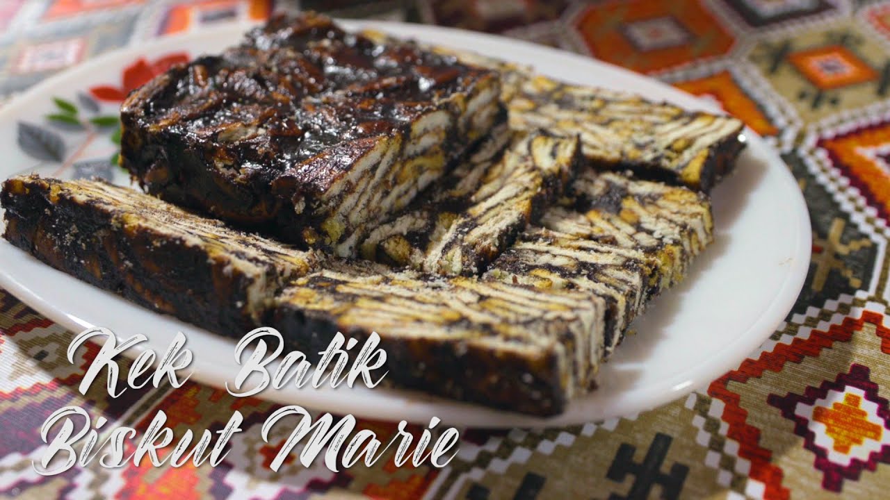 Kek Batik Biskut Marie - YouTube