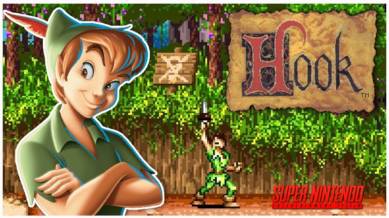 Hook [SNES] O jogo do Peter Pan direto do console até Zerar - YouTube