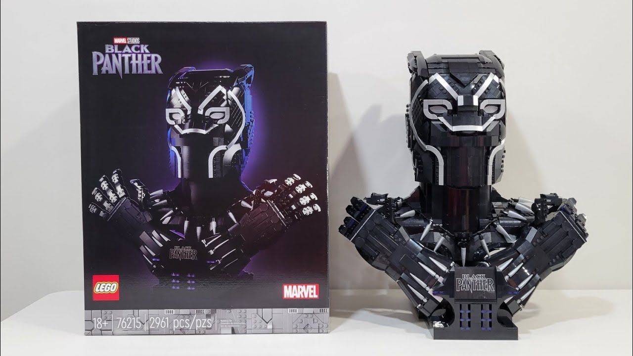 Lego Black Panther Bust Set 76215 Review - YouTube