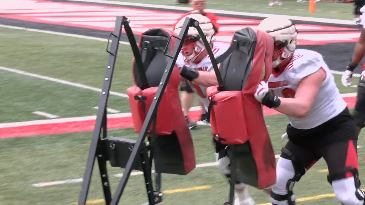 Louisville football opens spring practice under coach Jeff Brohm - YouTube