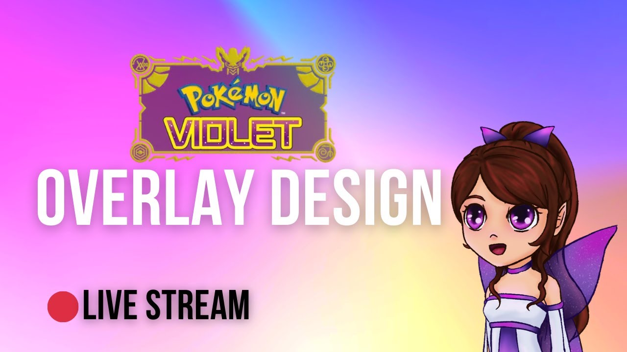 Making a Overlay for Pokemon Violet - Step by Step Process - YouTube