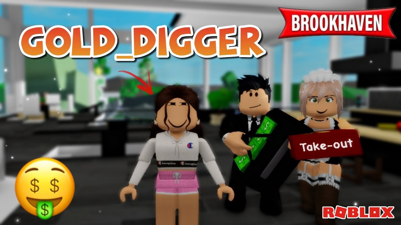 GOLD DIGGER - BROOKHAVEN RP (Brookhaven Roblox) - YouTube