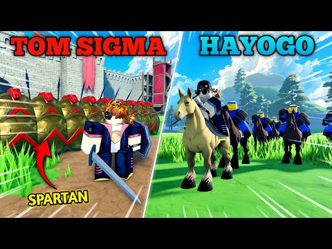 DAY 1 Menjadi RAJA Di ROBLOX LANGSUNG PERANG LAWAN KERAJAAN BANG @HaYoGo!! - Command An Army Indo