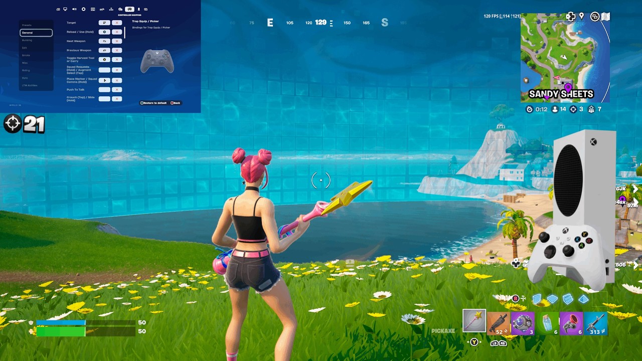 Xbox Series S Fortnite OG Map Gameplay + BEST AIMBOT controller ...