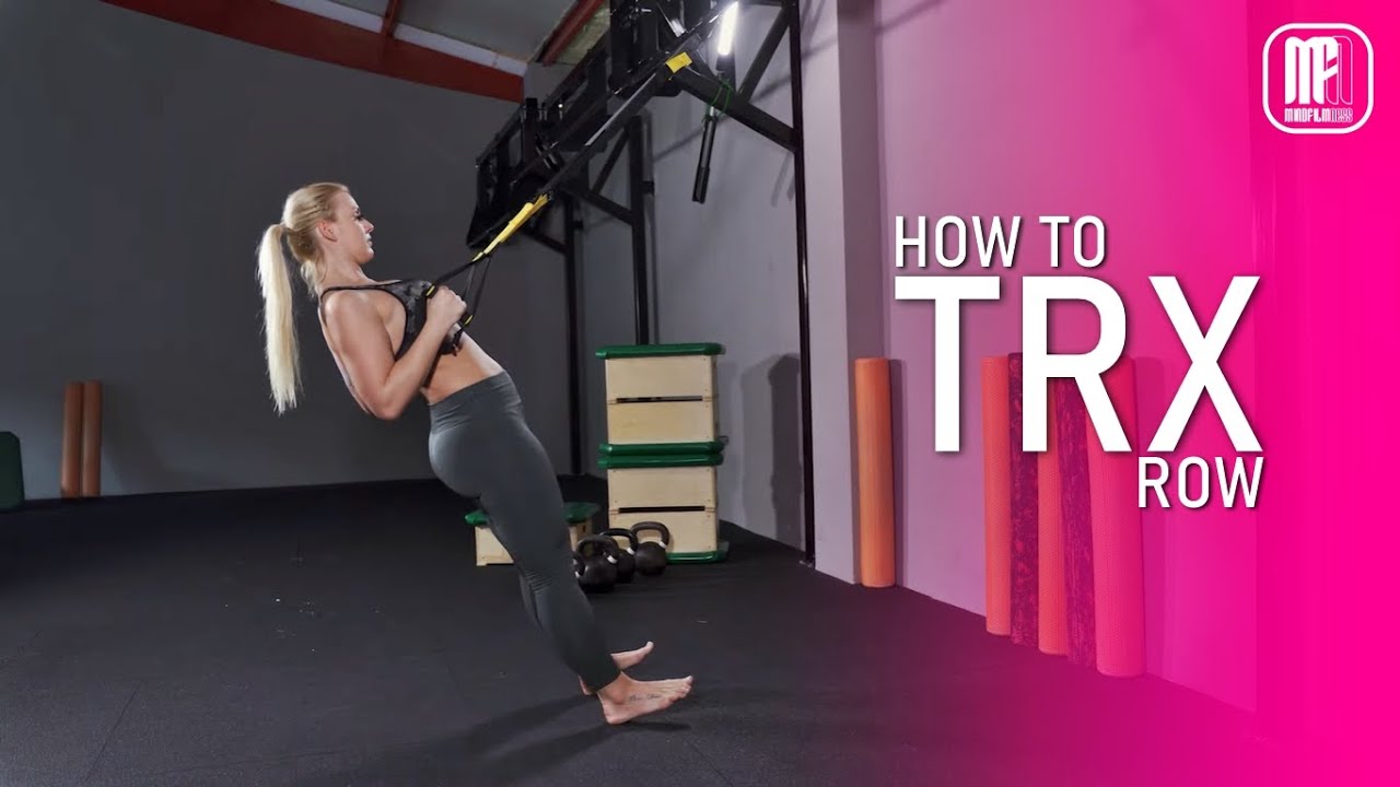 How to TRX Row 🏋️‍♀️ - YouTube